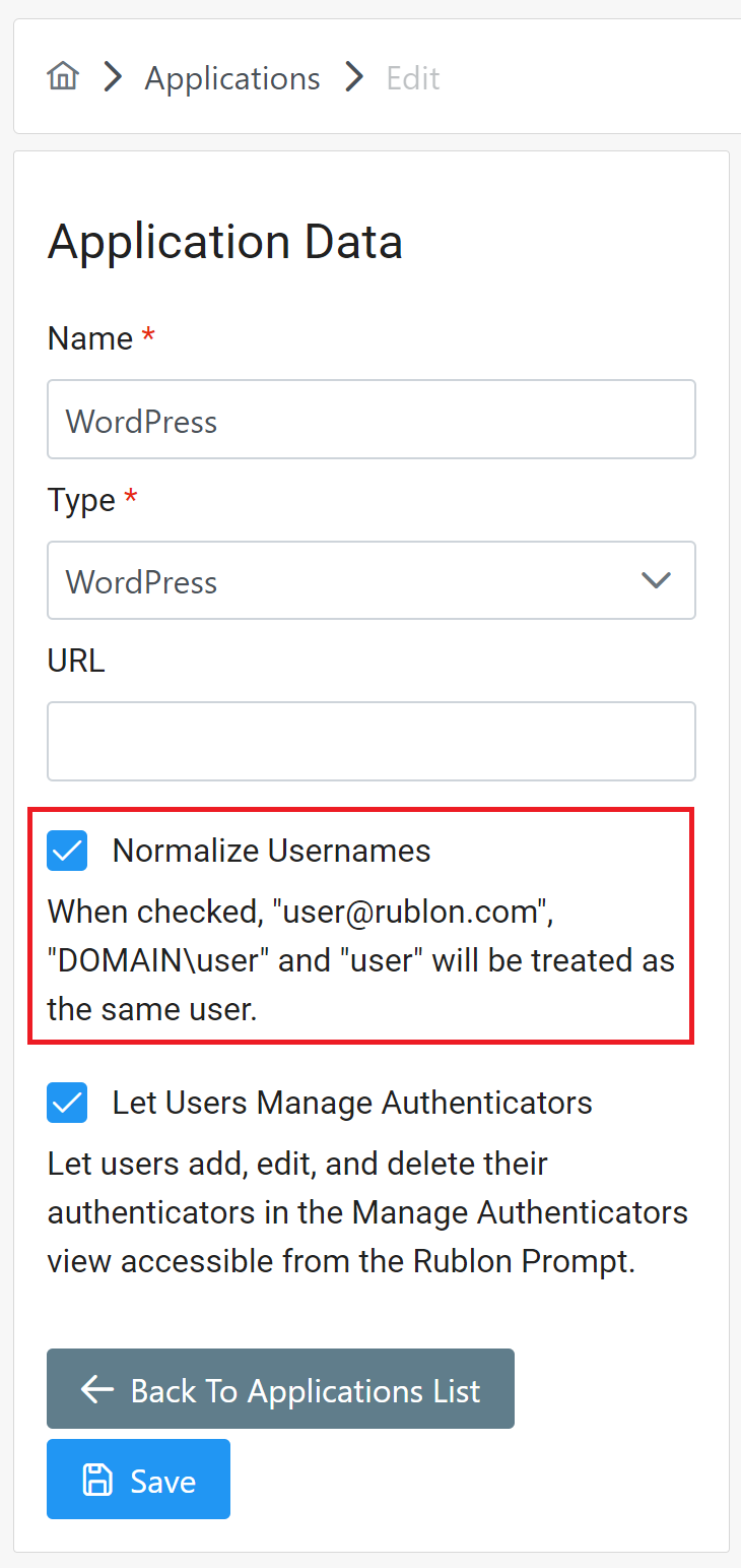 How to Enable Username Normalization? - Rublon
