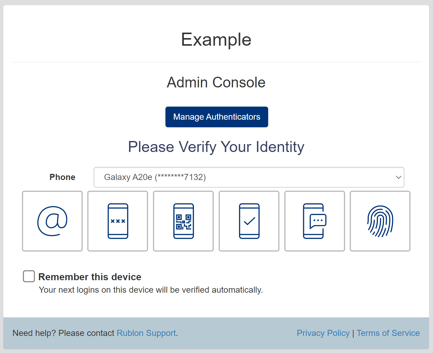 Rublon Prompt And Multi Factor Authentication Rublon User Guide