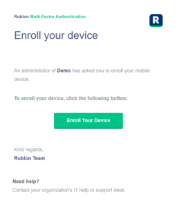 How to enroll a third-party authenticator app? - Rublon