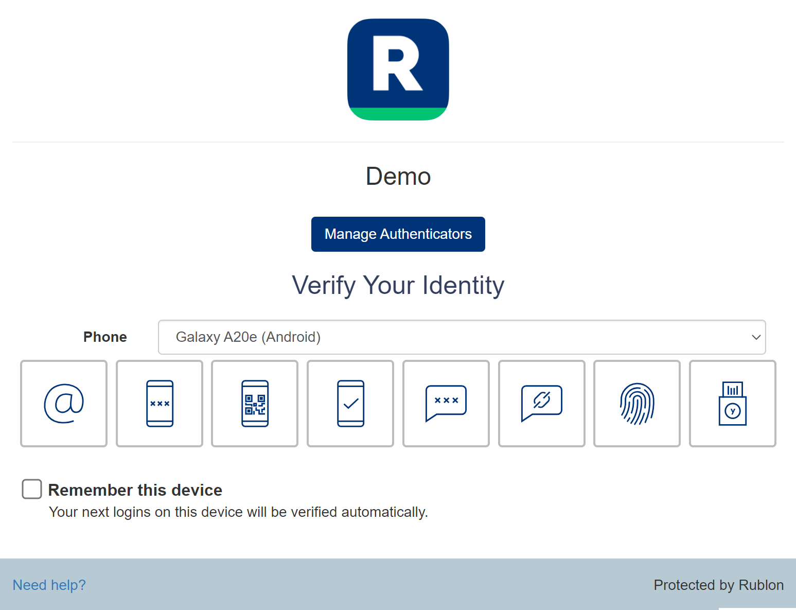 Rublon Prompt And Multi Factor Authentication Rublon User Guide