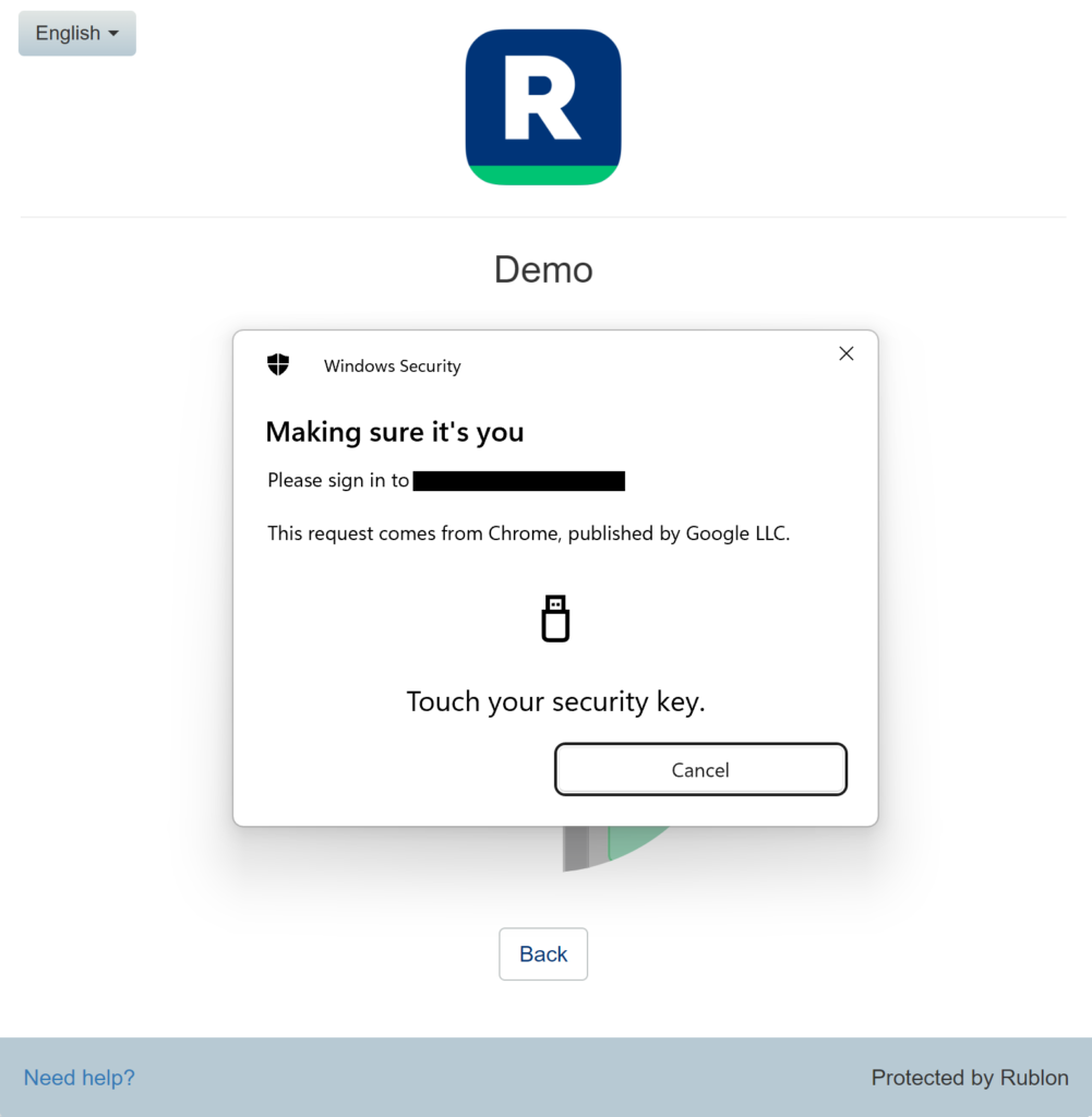 How to add a WebAuthn/U2F Security Key? - Rublon User Guide