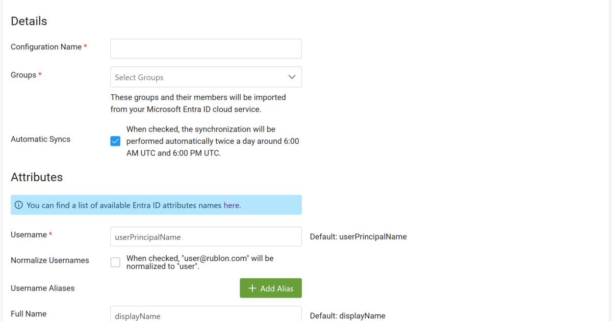 How To Synchronize Users From Entra Id Using Directory Sync Rublon