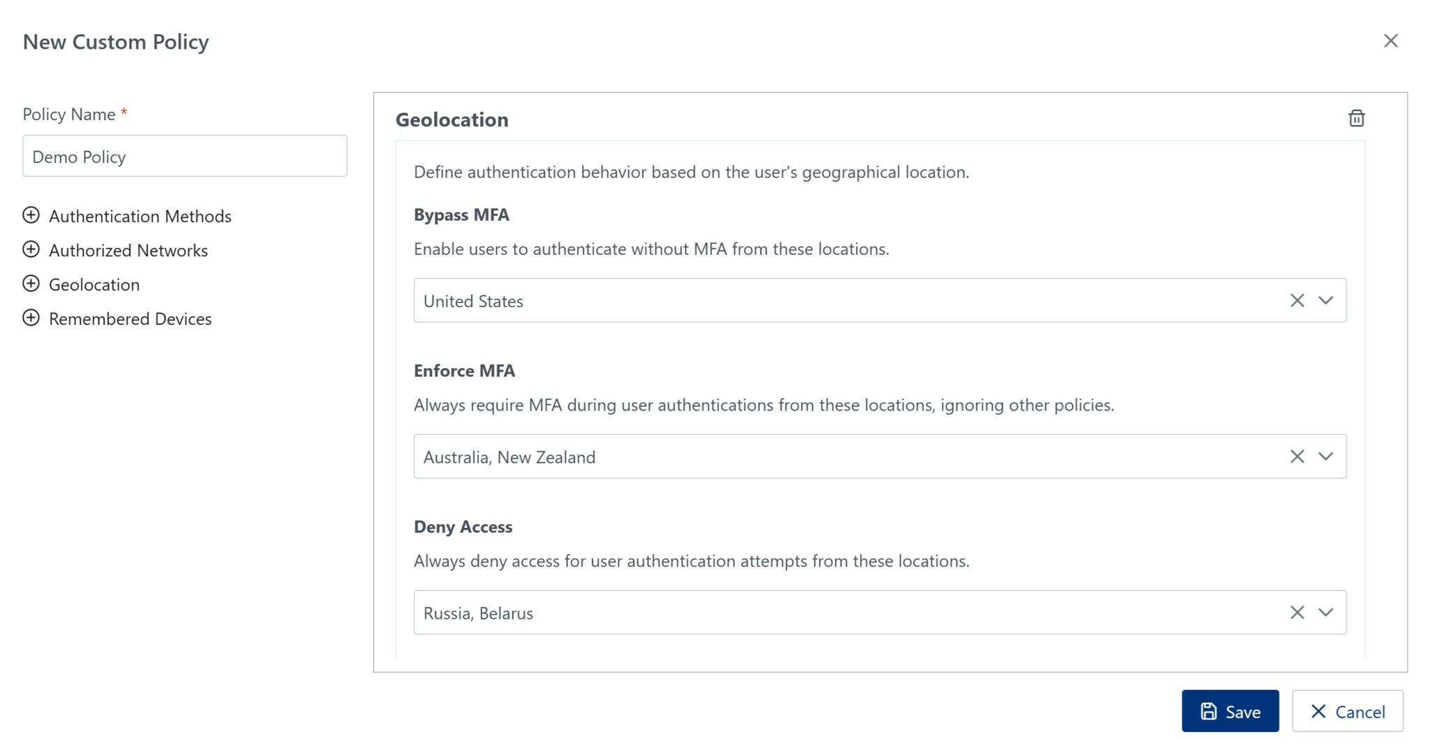 Geolocation‑Based Multi‑Factor Authentication (MFA)